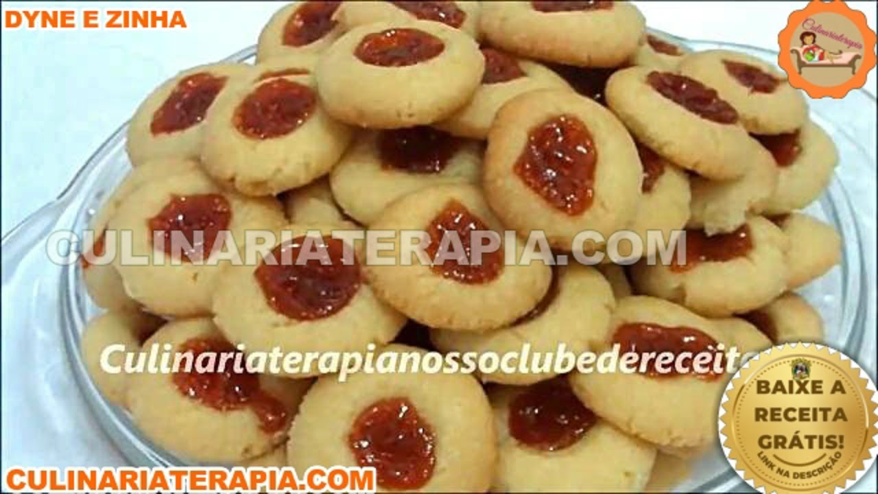 Biscoitinhos Amanteigados com Goiabada – Culinária Terapia