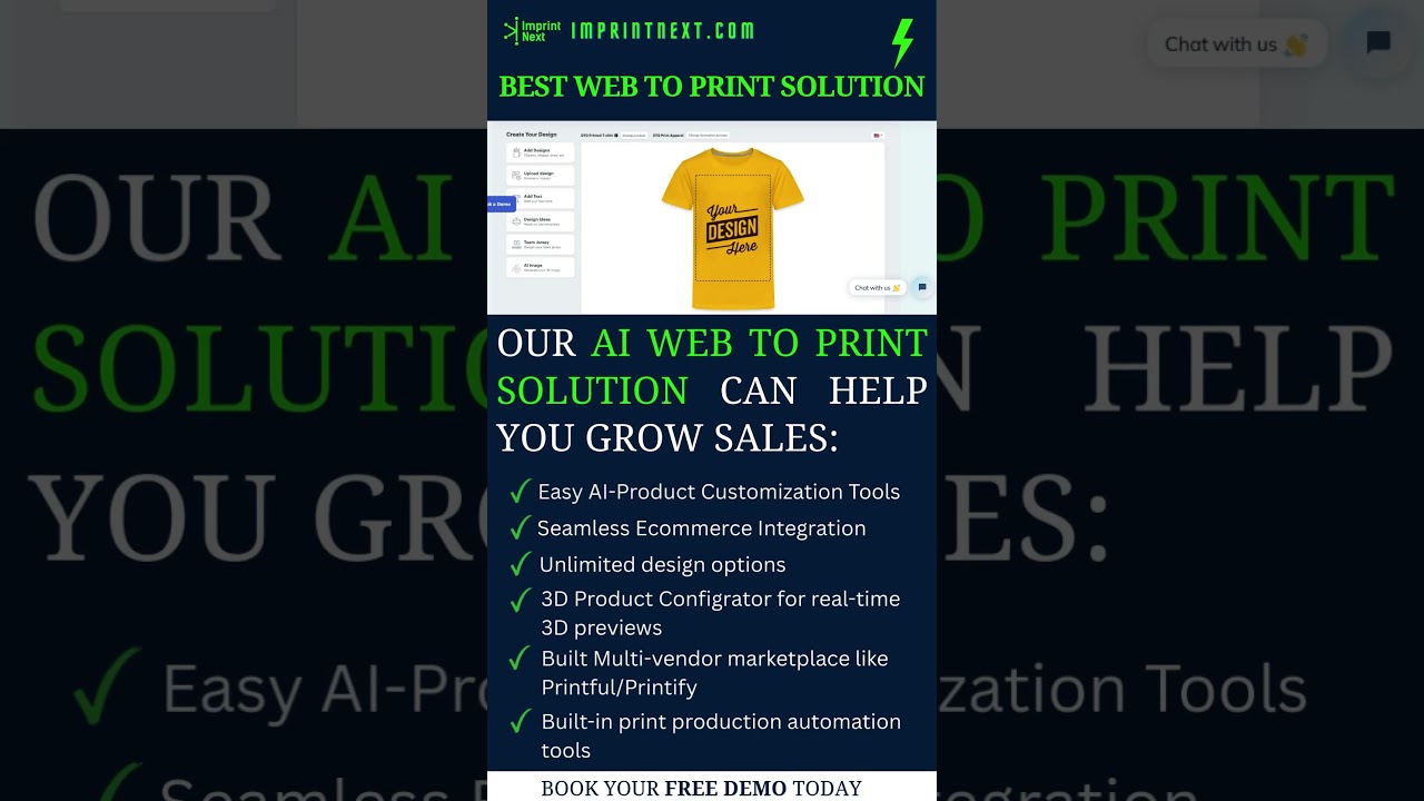 ImprintNext Web to Print Solution | Best AI-Powered Customization for eCommerce