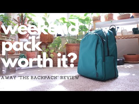 A Detailed Review of Away’s “The Backpack” (25.5 Liter, Sea Green Color)