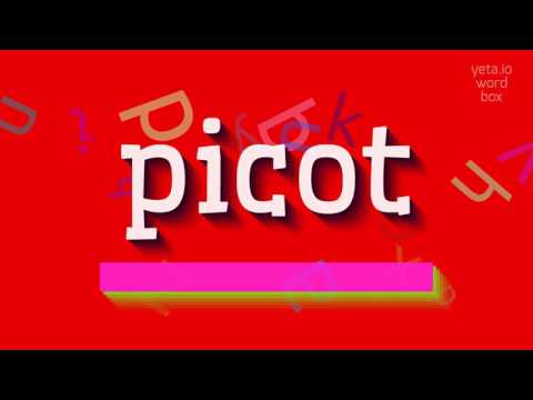 How to say "picot"! (High Quality Voices)