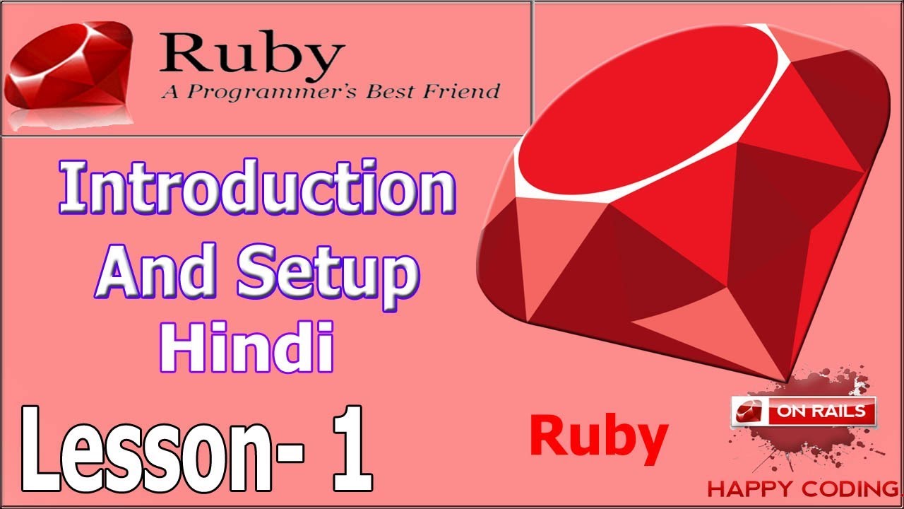Ruby programming complete tutorial in hindi Installing Ruby & RubyMine | Lesson-1