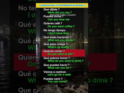 Clases de INGLÉS gratis para aprender #clasesingles #practicaingles