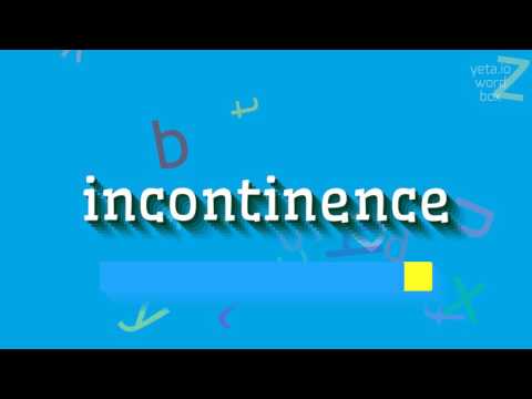 How to say "incontinence"! (High Quality Voices)