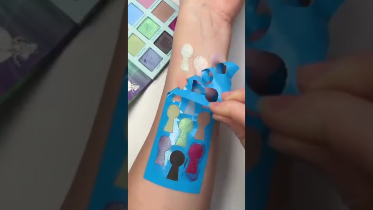 Disney Alice in Wonderland and ColourPop palette #swatches ! 🌀🫖