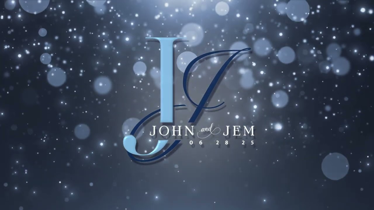 John + Jem Animated Wedding Monogram