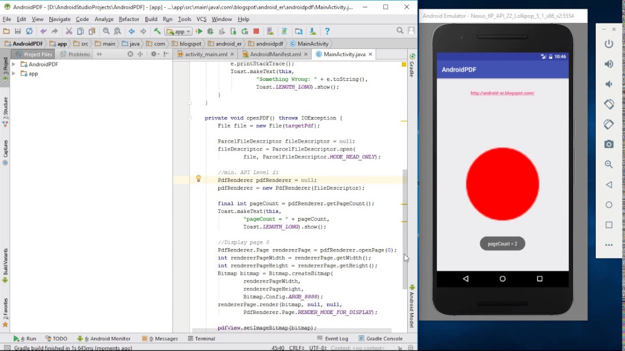Create PDF using PdfDocument
