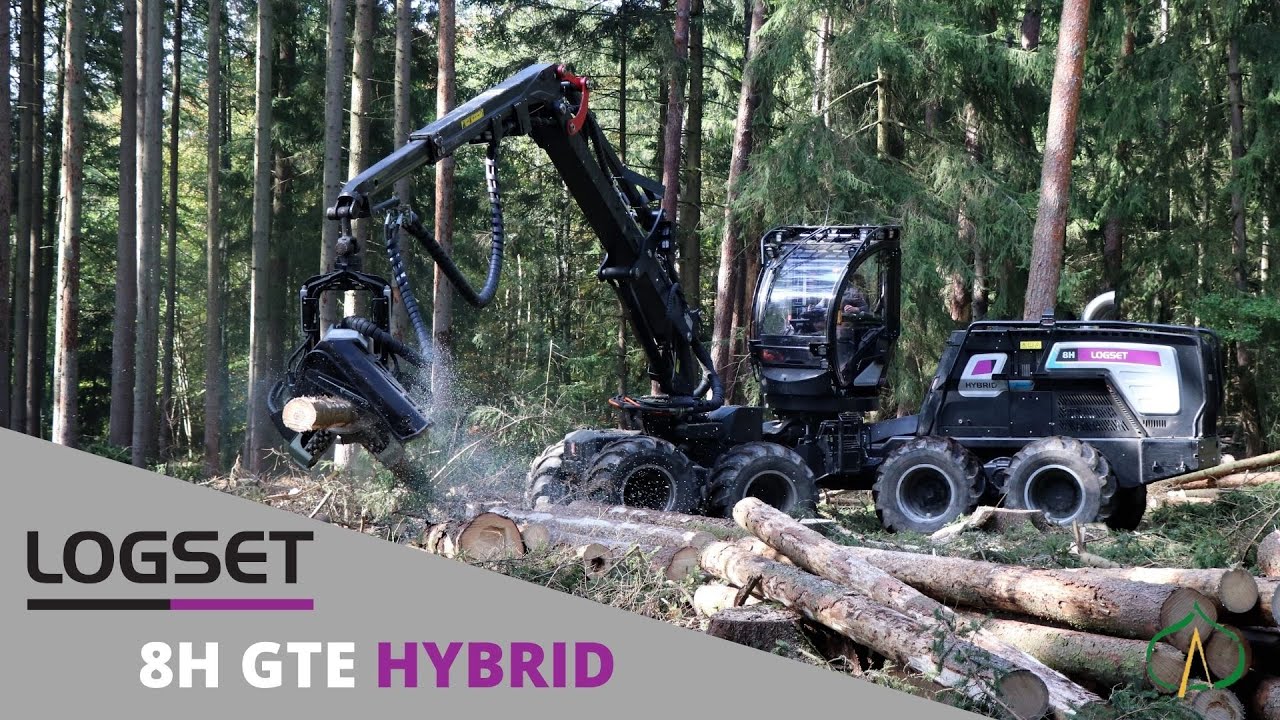 silvarium.TV - lesnický video portál - LOGSET 8H GTE HYBRID - představení hybridního harvestoru v ČR