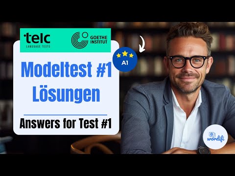 #1 Deutsch A1 TELC & Goethe Modelltest Lösungen | Deutsch A1 test Online Hörverstehen