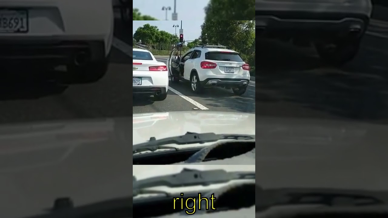 Road Rage Karen Gets INSTANT KARMA From Camaro Driver