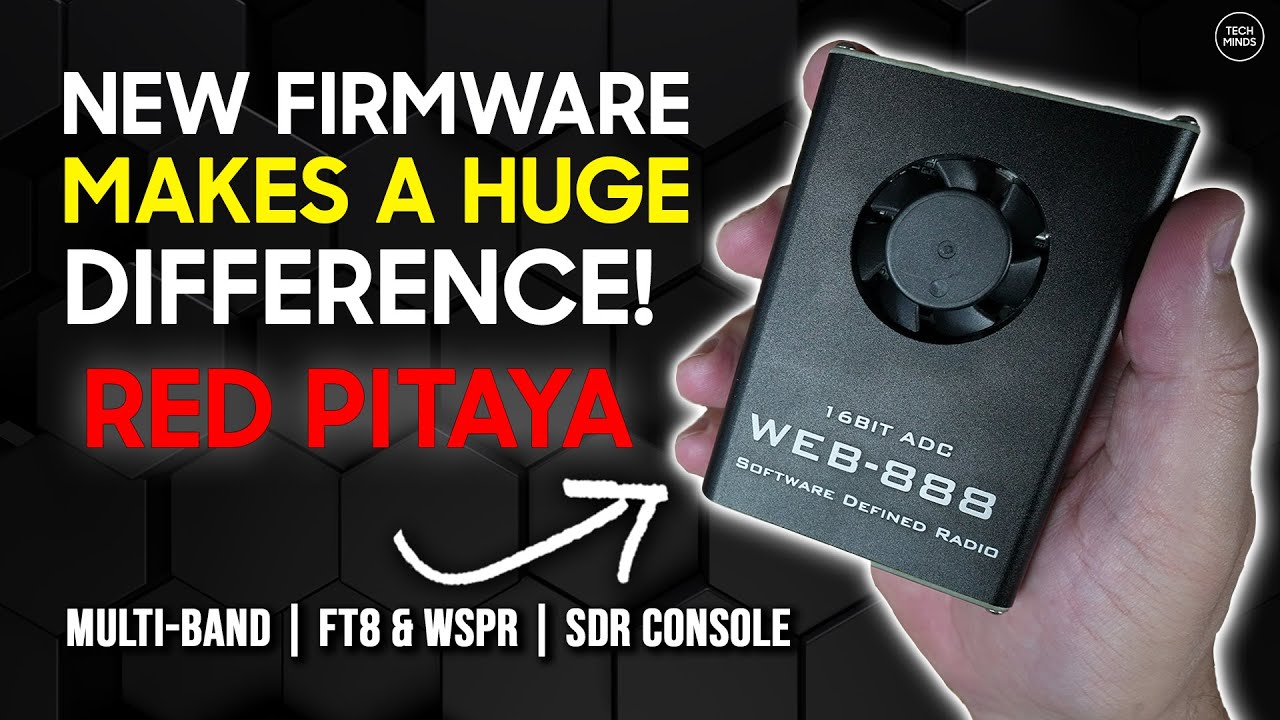 The WEB-888 SDR Has New Red Pitaya Firmware - Use SDR Console Locally!