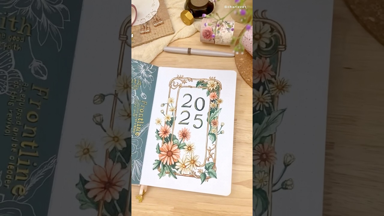 My 2025 Bullet Journal Yearly Setup ⚜️ #2025 #bulletjournal #journal #artjournal #planner