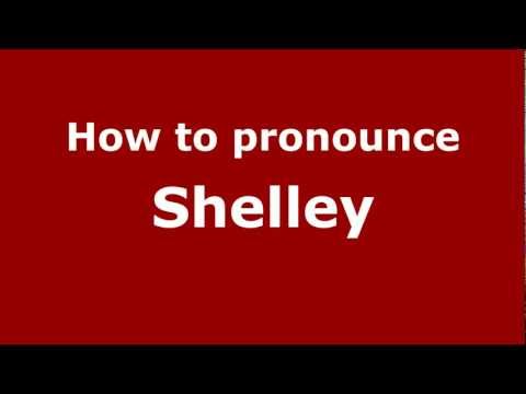 How to Pronounce Shelley - PronounceNames.com
