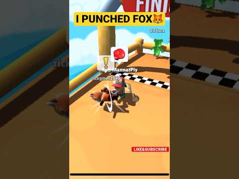 😉I Puched🥊Fox🦊While he Dancing😜@StumbleGuys #stumbleguys #stumbleguyshighlights #shortsfeed