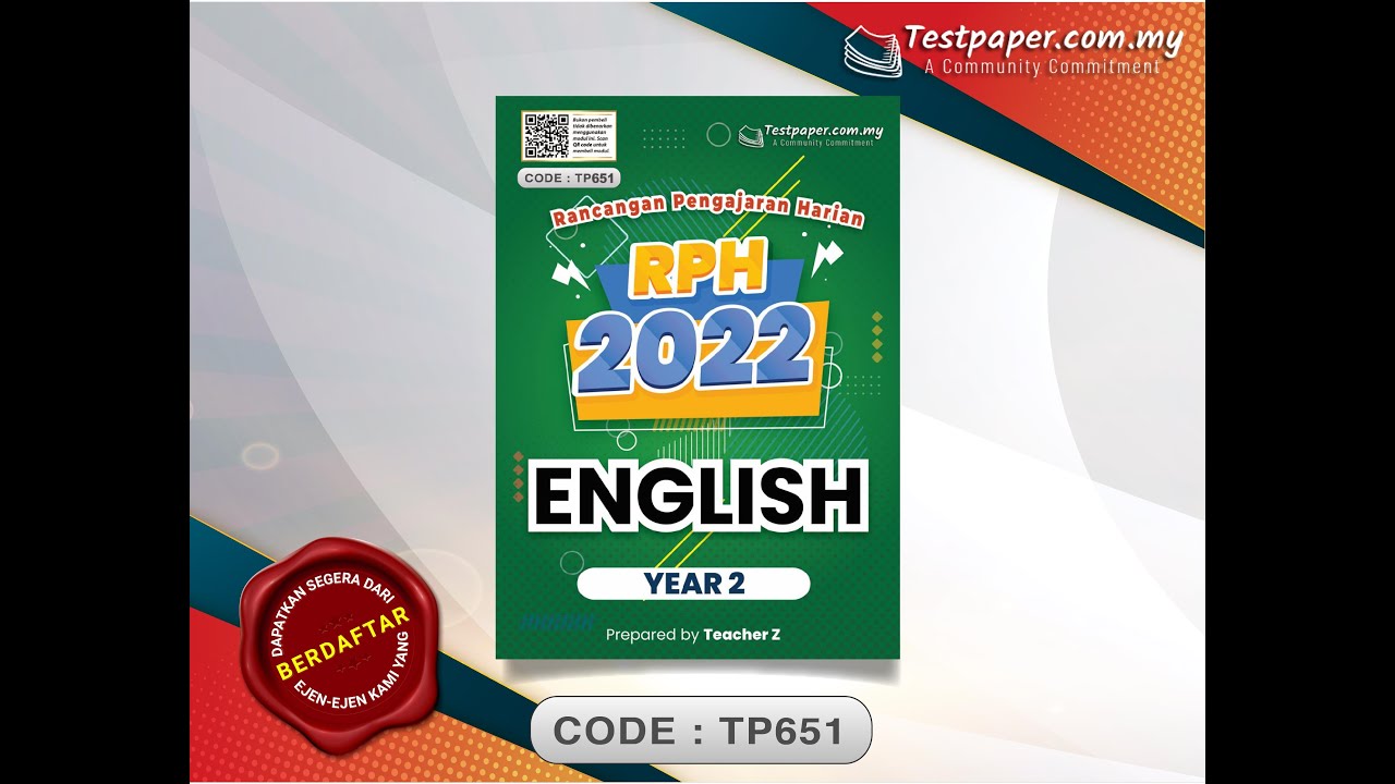 RPH 2022 - ENGLISH YEAR 2 (TS25)