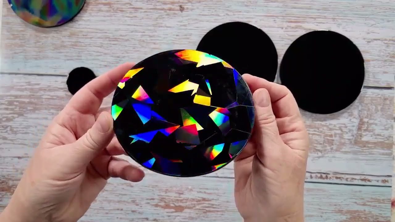 #2334 Must See Holographic Resin Coasters