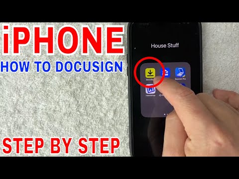 ✅ How To Docusign On iPhone App ????