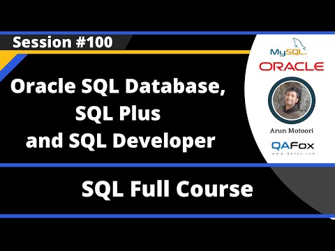SQL - Part 100 - Oracle 11g Software, SQL Plus, SQL Developer and Executing SQL Queries