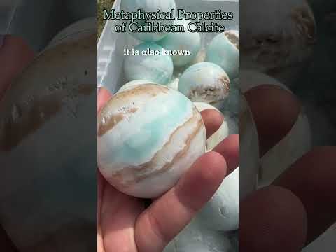 Metaphysical Properties of Caribbean Calcite!!! #crystals #metaphysical #gemstone