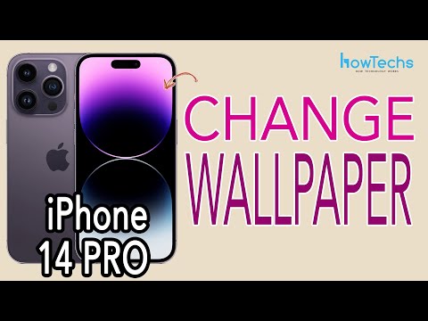 iPhone 14 Pro - How to Change Wallpaper | Howtechs #iphone14pro #iphone14wallpaper