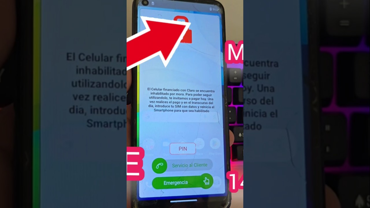 👆 How to remove Claro lock due to blackout on Android 14