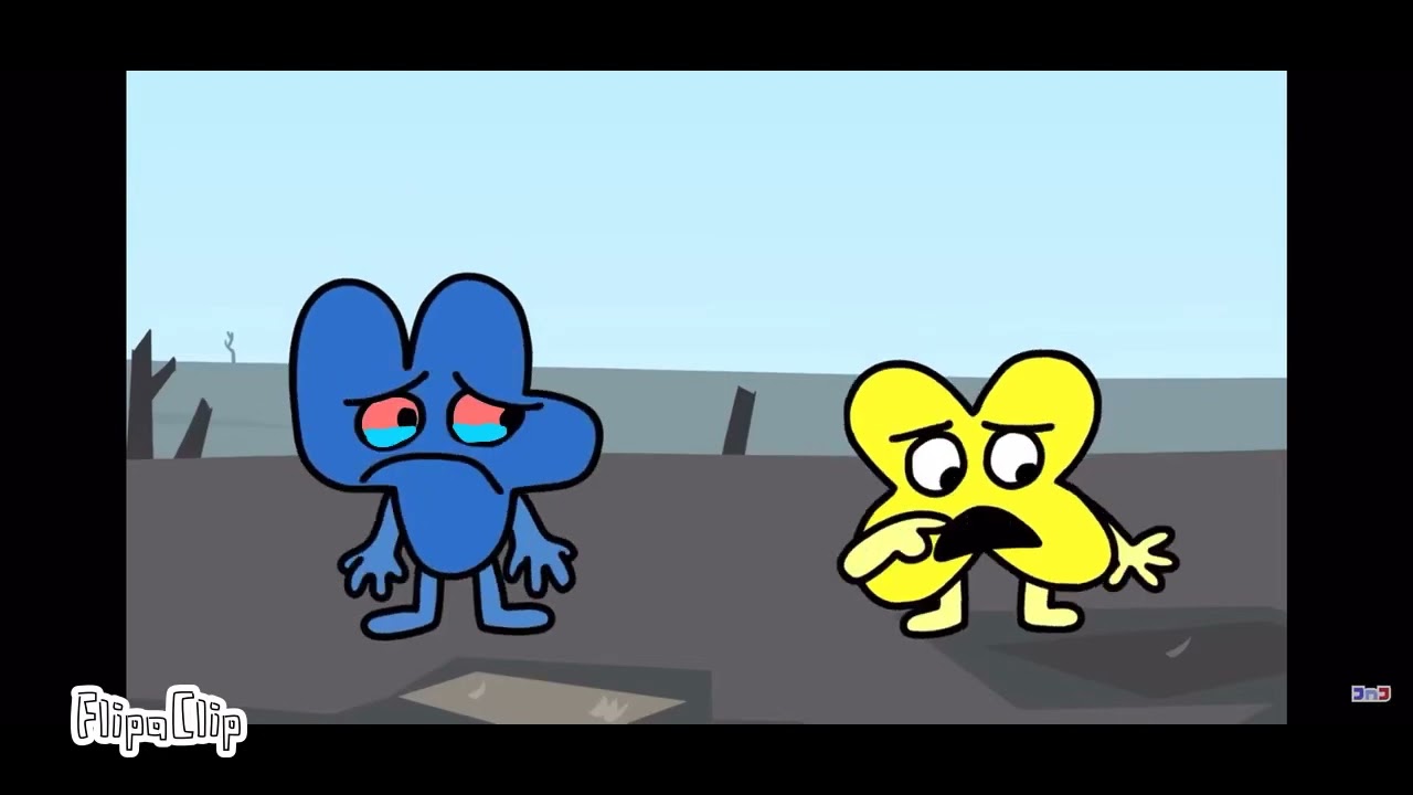 Four crying animation bfb