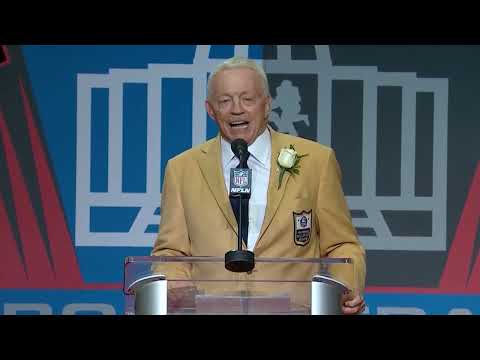 Jerry Jones Enshrinement: 'It's for you, the fans. I'm a fan. You're the heartbeat of the game.'