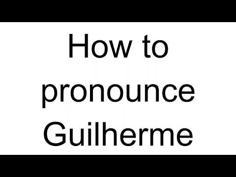 How to Pronounce Guilherme (Portuguese)