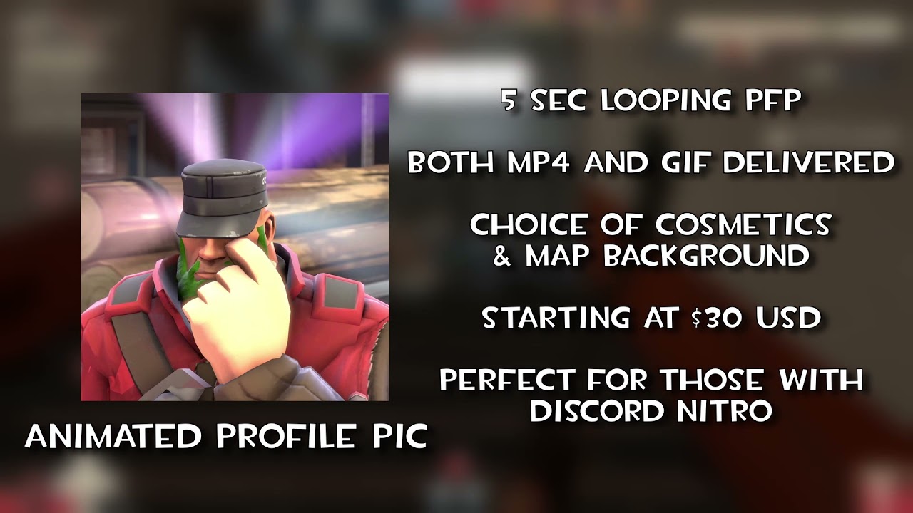 TF2 Animated Commissions are now open!