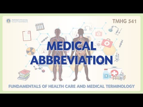 Medical Abbreviations