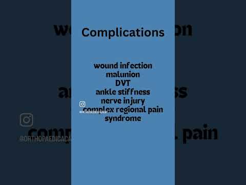 Ankle Fractures for Medical Students | Classification & Complications