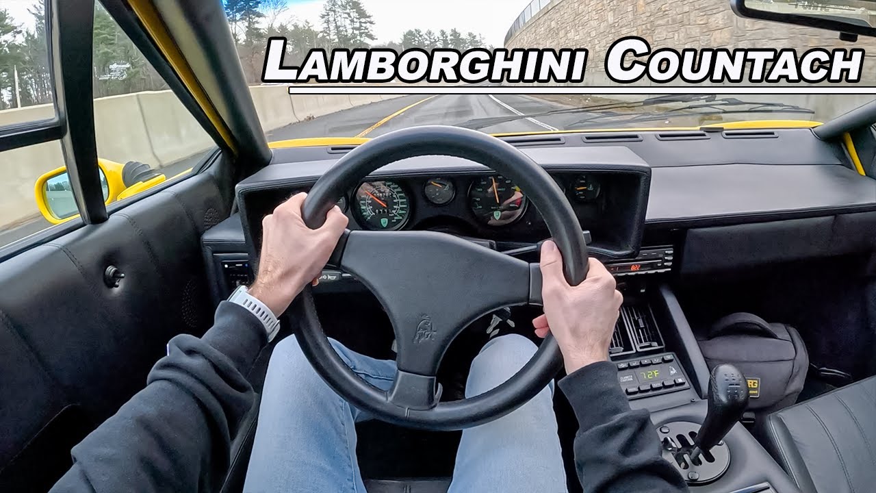 Video: Jump Behind the Wheel of a Lamborghini Countach and Achieve Pure ...