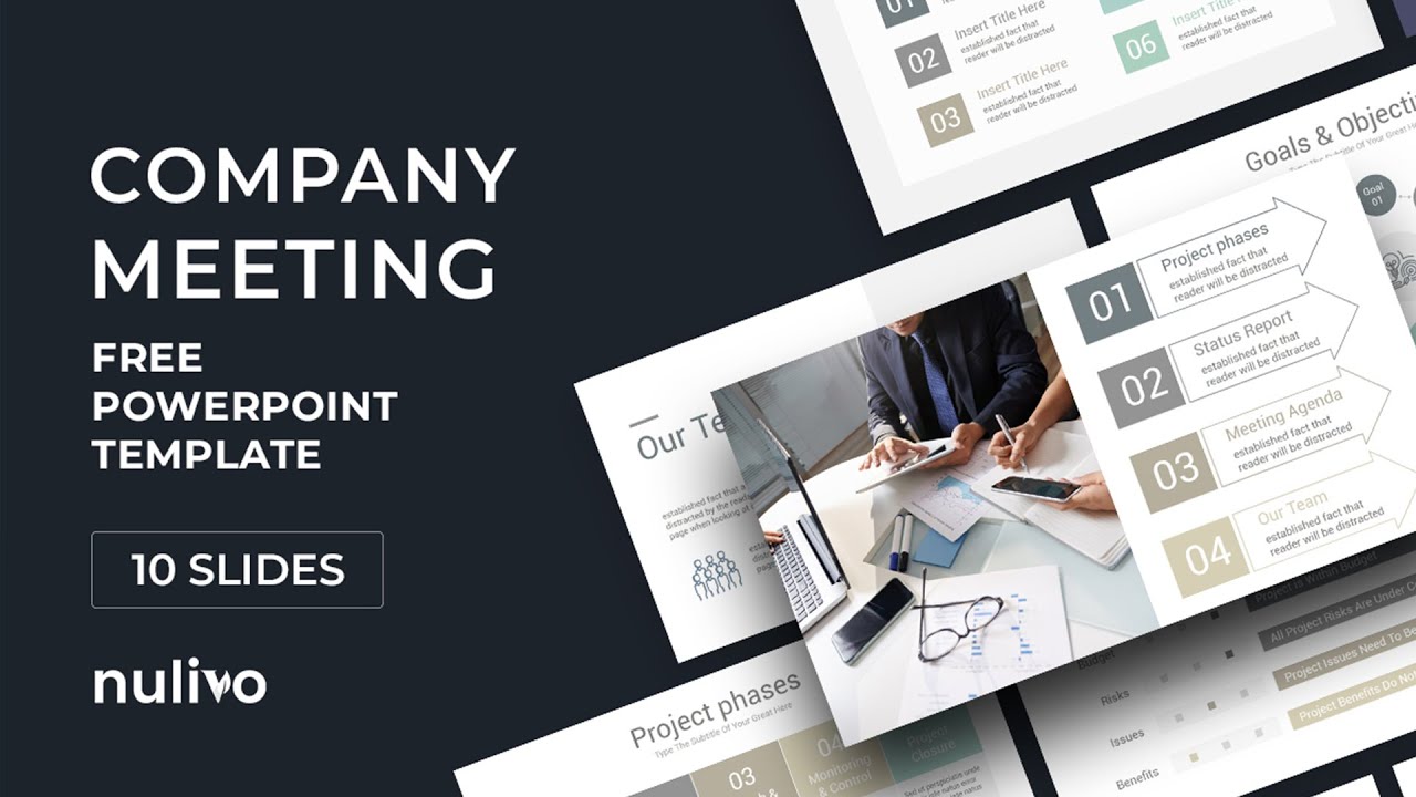 Company Meeting Free PowerPoint Template