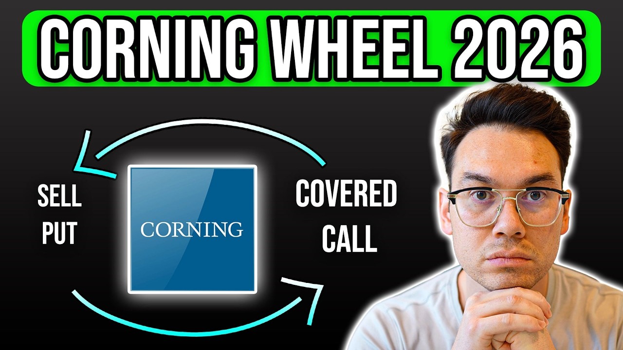 The Wheel Strategy Explained | My Corning (GLW) Options Plan For 2026 - Options With Ryan
