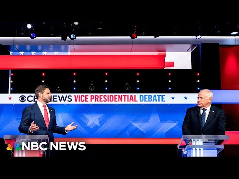 WATCH: Closing statements from Vance and Walz at the vice presidential debate