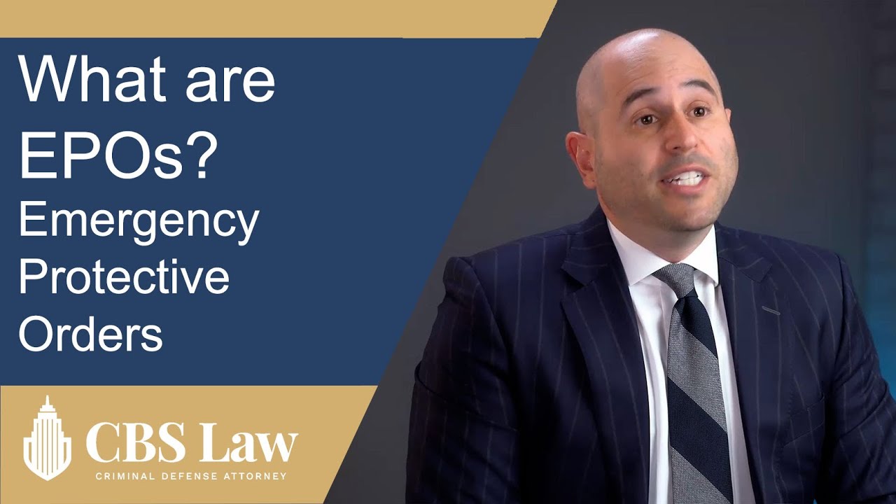 Los Angeles Domestic Violence Lawyer Explains what an Emergency Protective Order is | CBS Law Firm