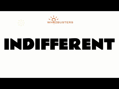 INDIFFERENT (adjective) meaning and pronunciation with examples in sentences