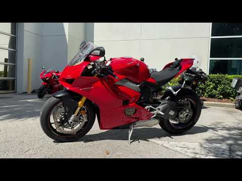 2018 Ducati Panigale V4 S in Red Walk Around Video