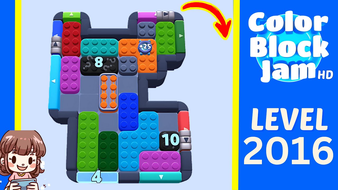 Color Block Jam Level 1115 (2016) Solution Walkthrough