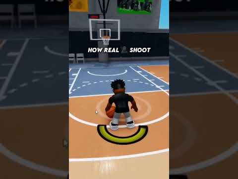 How Real Roblox Basketball Players Shoot | #Hoopslife2 #RobloxSports #robloxbasketball