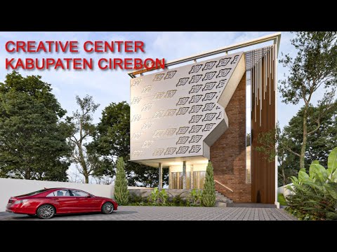 Animasi Desain Gedung Creative Center Kabupaten Cirebon