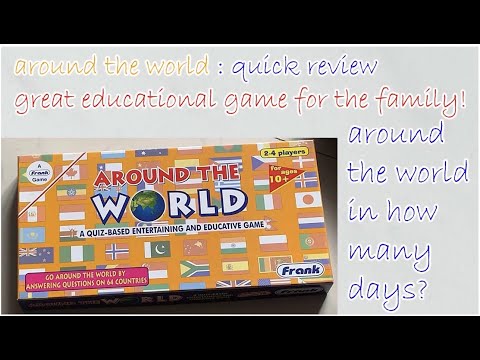 Around the World Board Game | Quiz based Educational Game for the whole family | Toys & Games Review