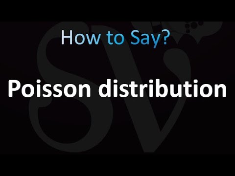 How to Pronounce Poisson distribution (correctly!)