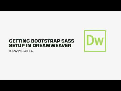 Setup Dreamweaver with Sass for Boostrap 4