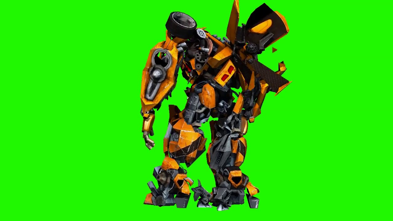Greenscreen Transformers bumblebee HD+500 sub thanks