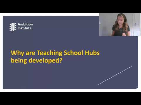 Teaching School Hubs: explained