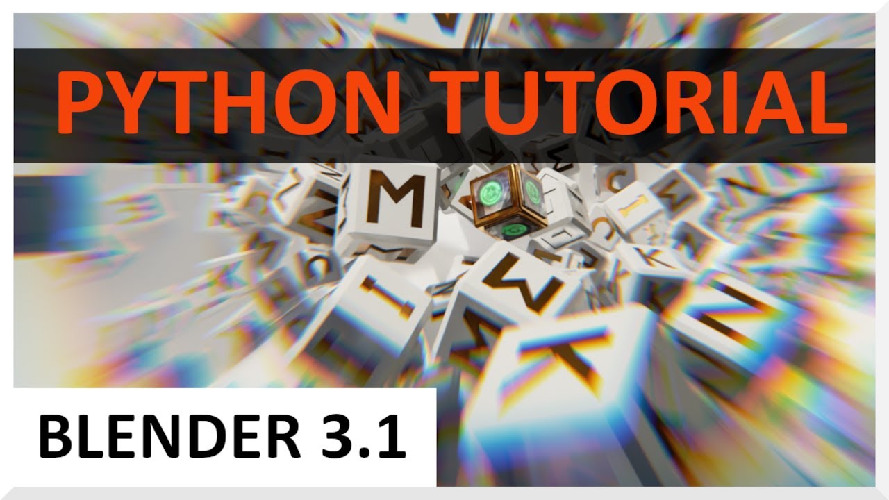 Python Tutorial Crash Course | Flying Cubes Exercise | Blender 3.1