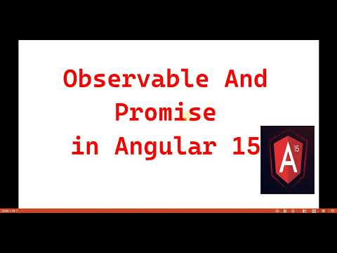 Part 39 :- Observable Vs Promise in #angular15 | Angular 15 tutorials for beginners