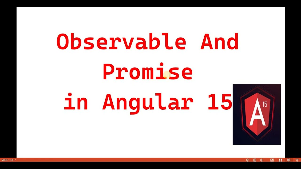 Part 39 :- Observable Vs Promise in #angular15 | Angular 15 tutorials for beginners