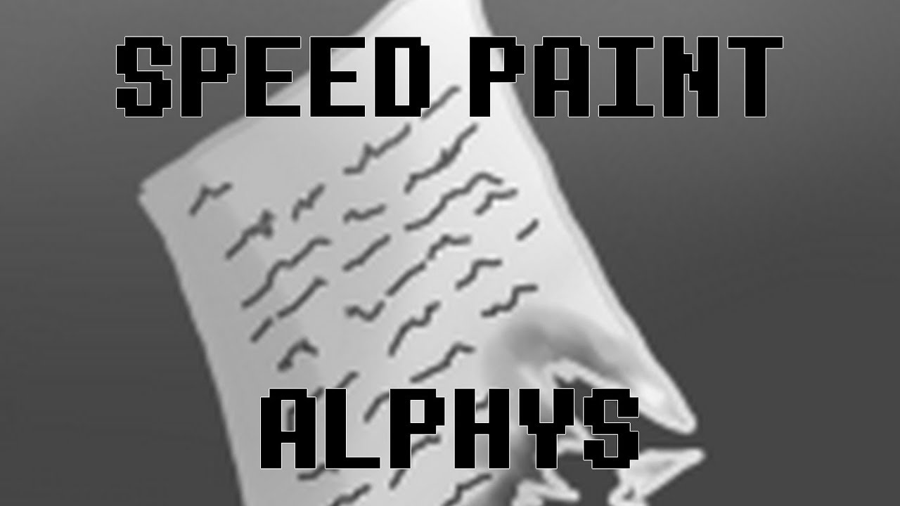 SPEED PAINT UNDERTALE AU ALPHYS