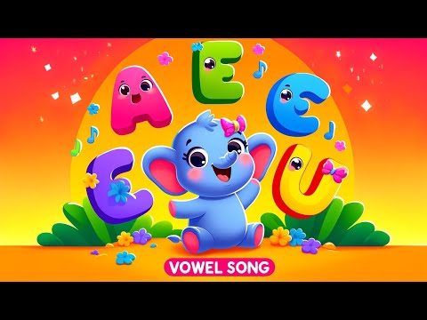 Ella Elephant's Vowel Song (Sing Along) | Learn Alphabet Vowels - A, E, I, O, U Nursery Rhyme